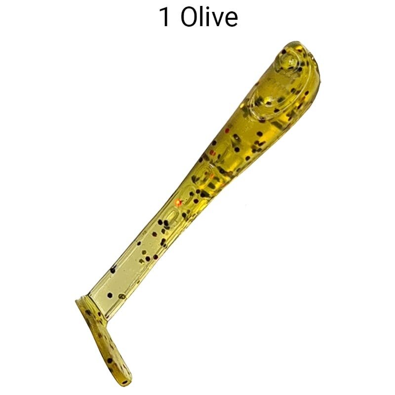 Силиконовые приманки Crazy Fish Nano Minnow 1.1" 68-27-1-6 (аромат кальмар)