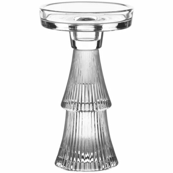 Подсвечник Decor DE Table Ноэль 16см, 2в1, стекло