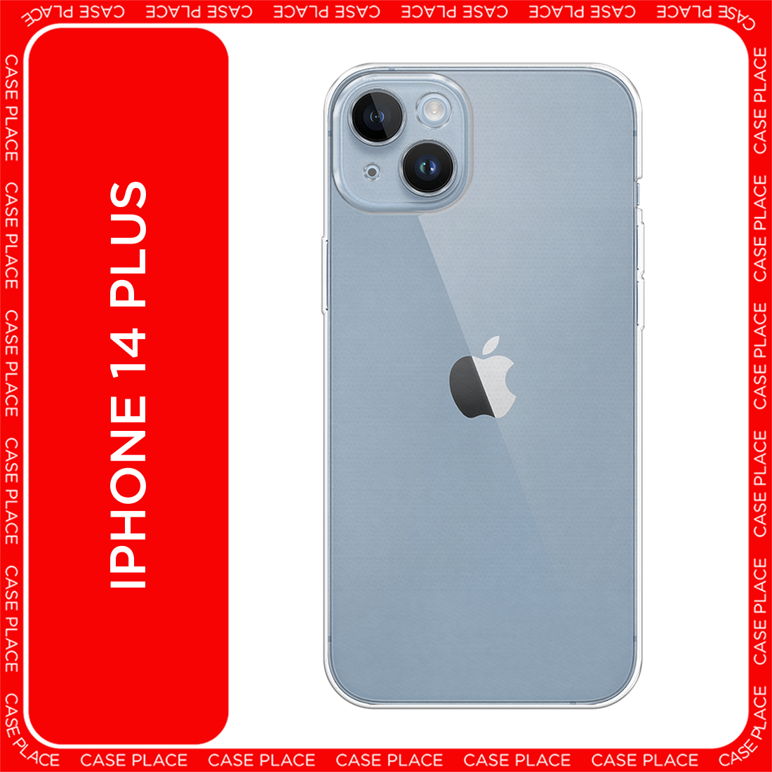 Чехол на Apple iPhone 14 Plus / Айфон 14 Плюс прозрачный