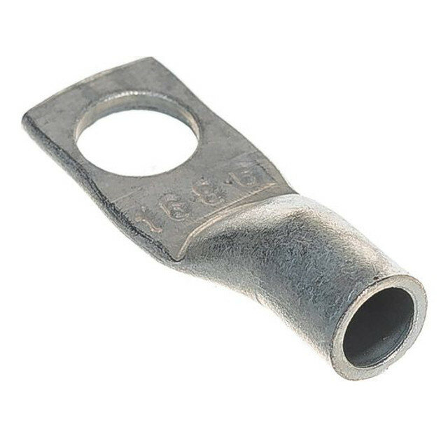 JG-16 Наконечник медный луженый 16 мм², кабельный элемент, набор из 6 шт для крепления