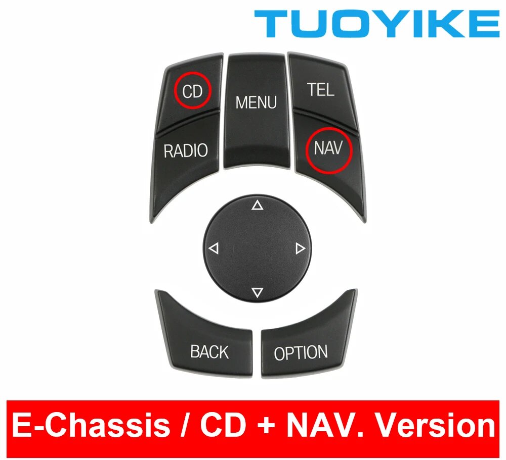 Внутренняя консоль автомобиля CIC i-Drive, мультимедийная кнопка управления для BMW 1 3 5 серии X1 E84 X5 X6 E70 E71 E81 E82 E90 E91 E92 E60 E61 CD N Nav. Set