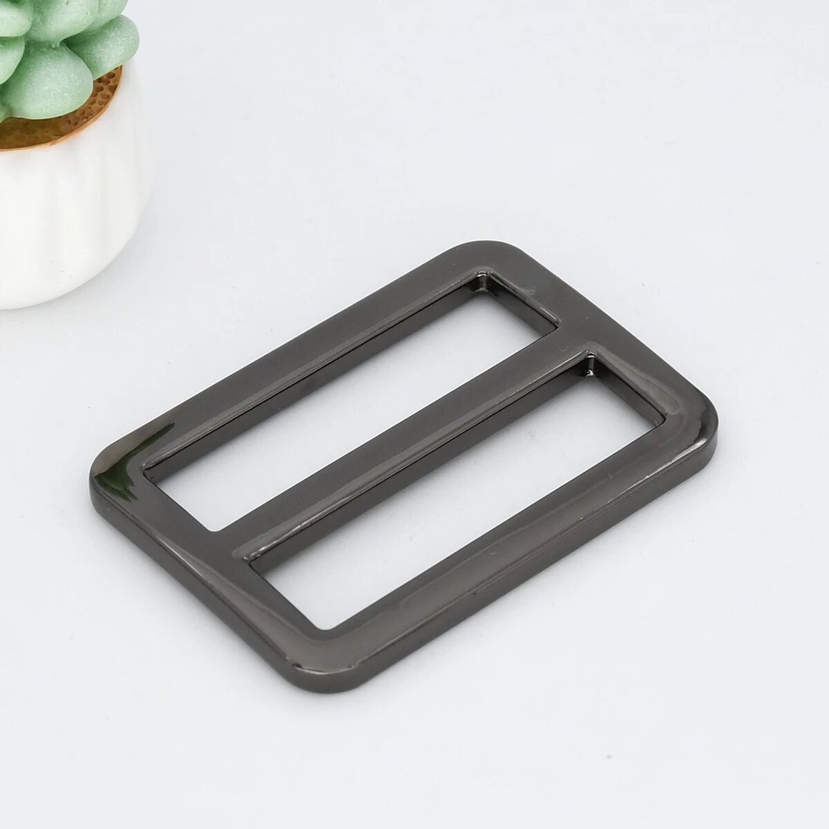 Металлические триглайдеры CLOXY для рукоделия Черный, Inner width 49.3mm, Gun Black