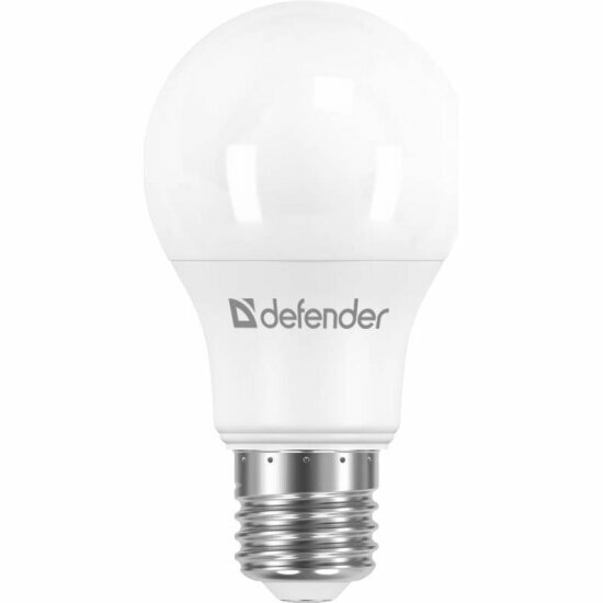 Лампочка светодиодная Defender A60-12W-865-E27 груша, холодный дневной, 1 шт.