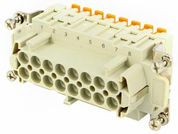 Разъем ILME CSHF 16 HDC "мама" CSH PIN 16, 16+PE, размер 77.27 16А 400В