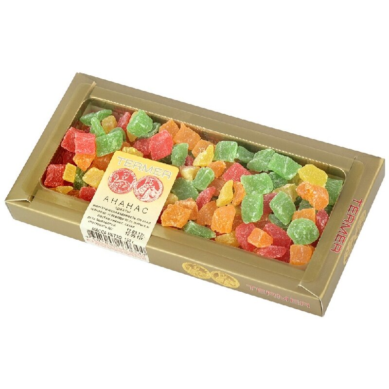 Цукаты TERMER ананас /картон/ 150г