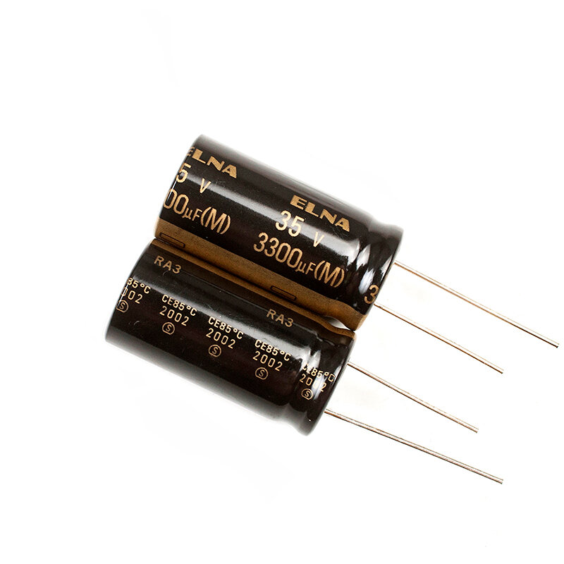 1 шт, ELNA RA3 Аудио HIFI Конденсатор электролитический 35В-3300мкФ (3300uF-35V, 16x32мм)
