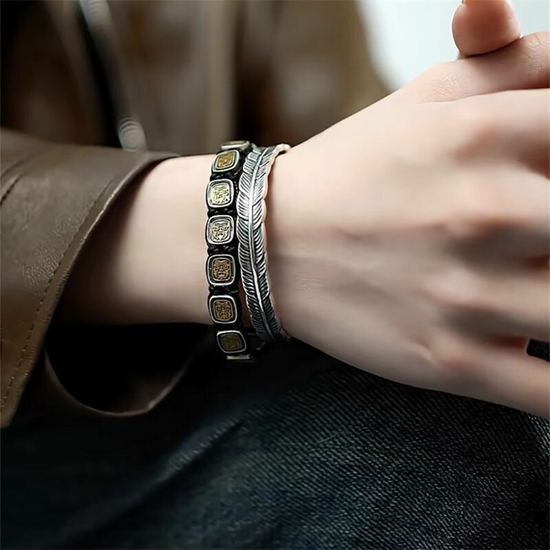 Четки буддийские/ 12мм/серебряный/Сутра сердца, вырезанный вручную