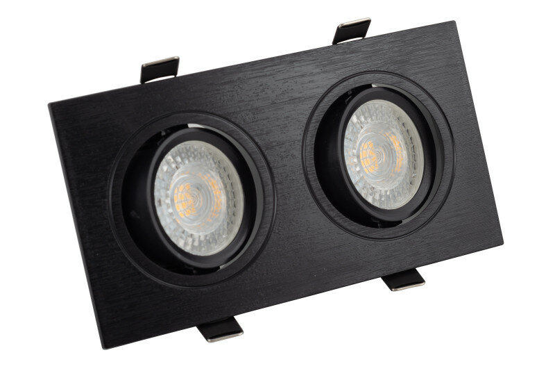 Светильник встраиваемый под LED-лампу с цоколем GU5.3, IP20, без лампы, Denkirs DK3022-BK