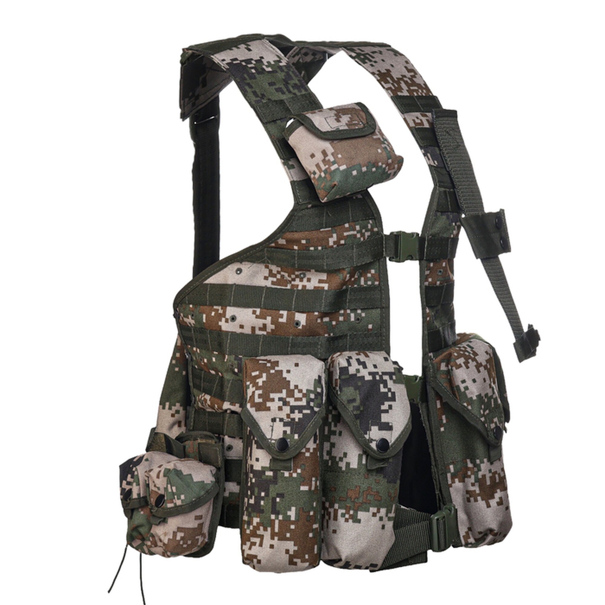 Жилет разгрузочный, тактический, размер универсальный, цвет камуфляж