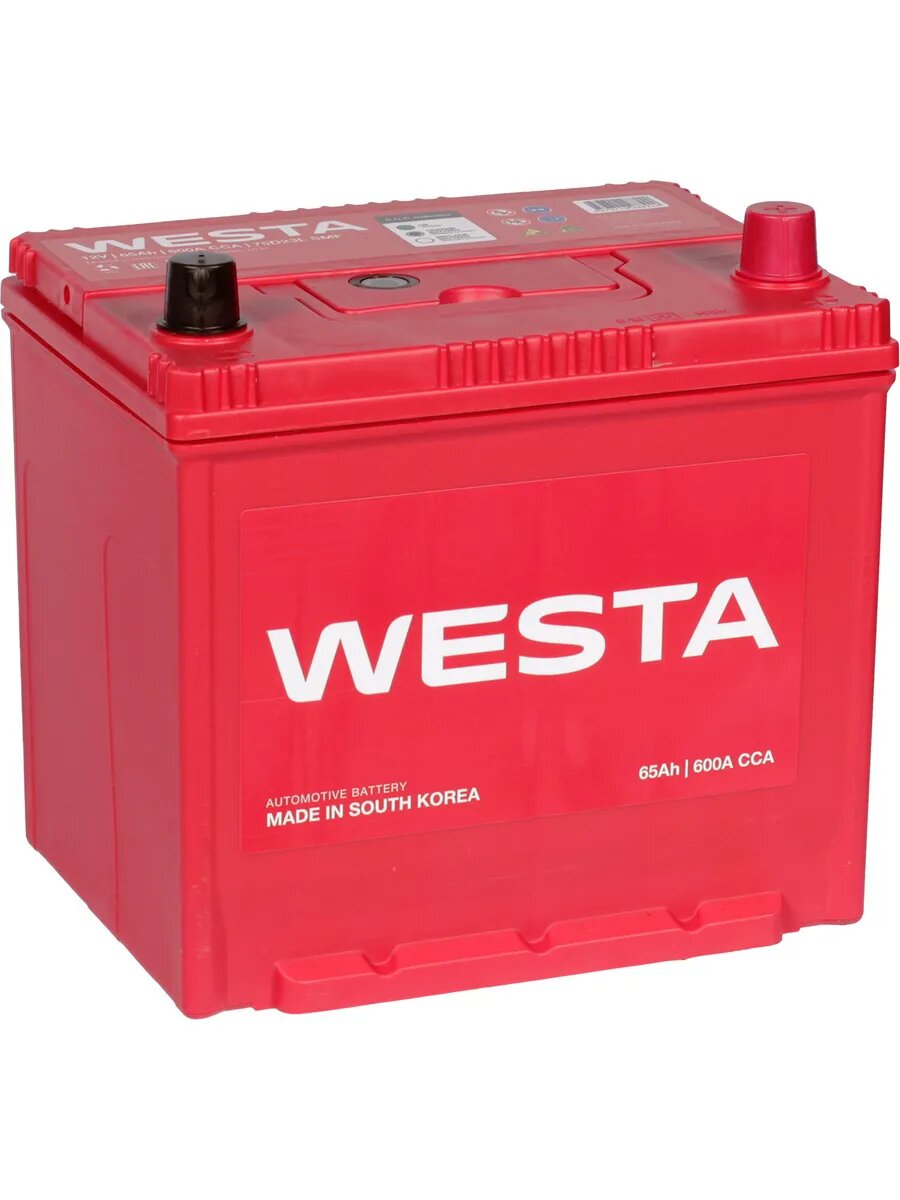 Westa Asia 65Ач о/п D23L