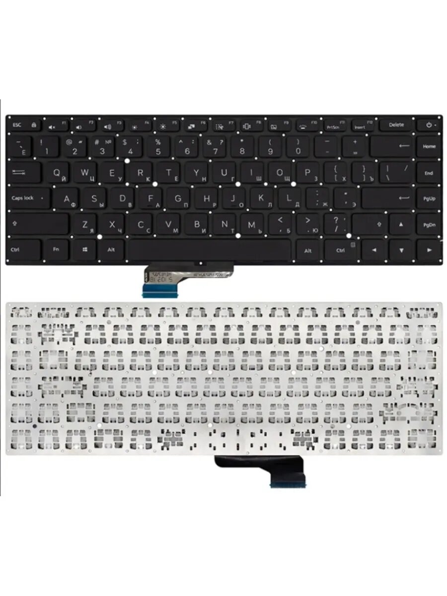 Клавиатура Xiaomi Mi RedmiBook 16 XMA2002-AB черная без под