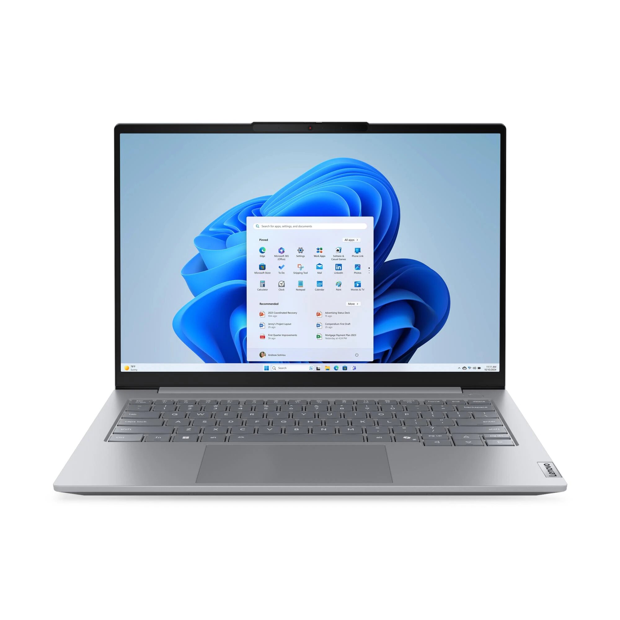 Ноутбук Lenovo ThinkBook 14 G8 IAL Intel Core Ultra 5 225U/16Gb/SSD512Gb/Intel Graphics/14" IPS WUXGA Arctic Grey