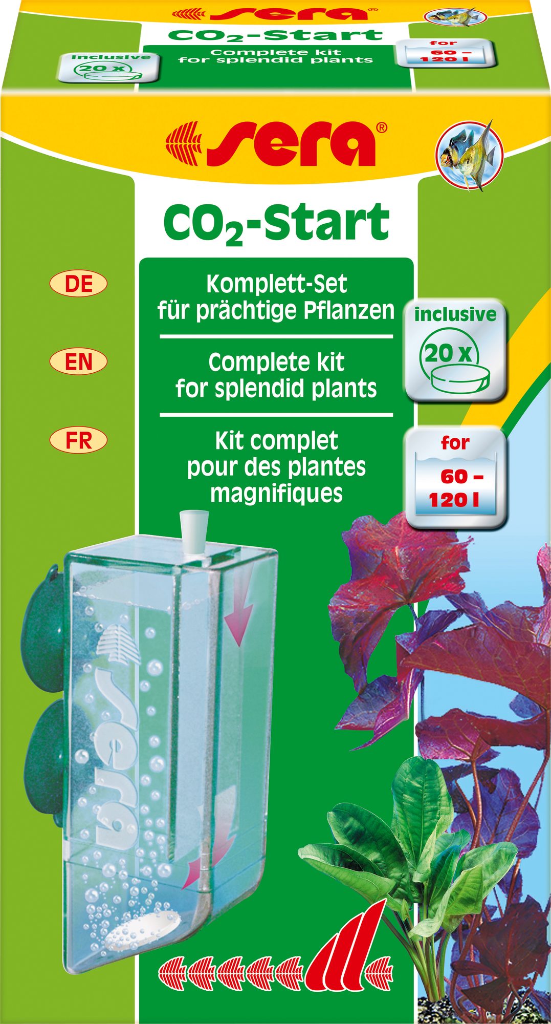 Набор sera CO2-Start для внесения углекислого газа (для аквариумов 60-120 л)