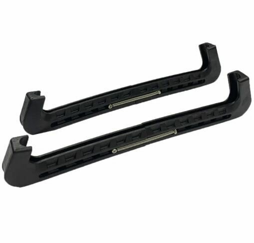 Чехлы для лезвий коньков MAD GUY составные на пружине, черные