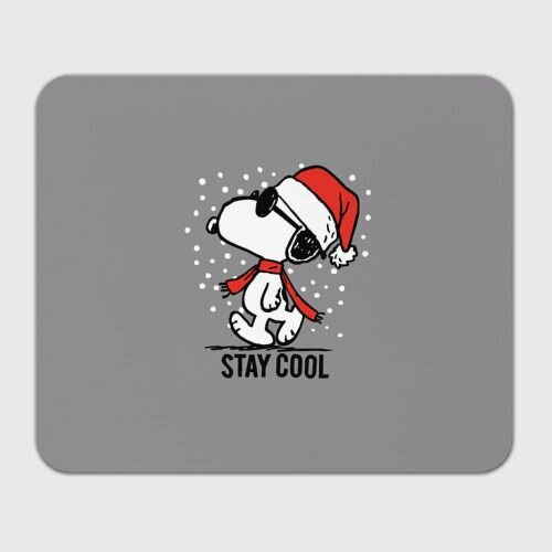 Stay cool Snoopy Коврик для мыши