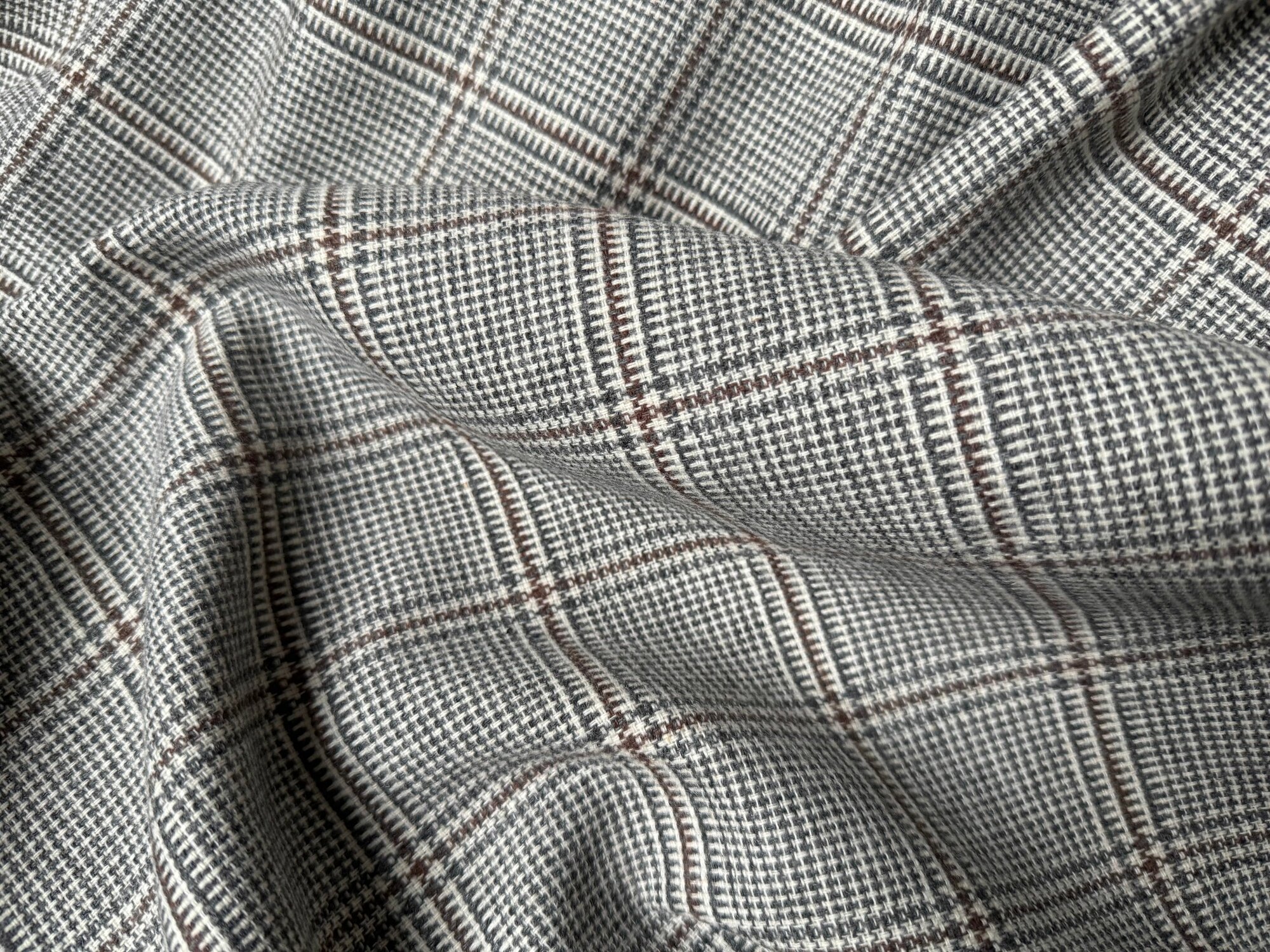 Ткань в клетку для легкого пальто / пиджака / куртка 3 метра