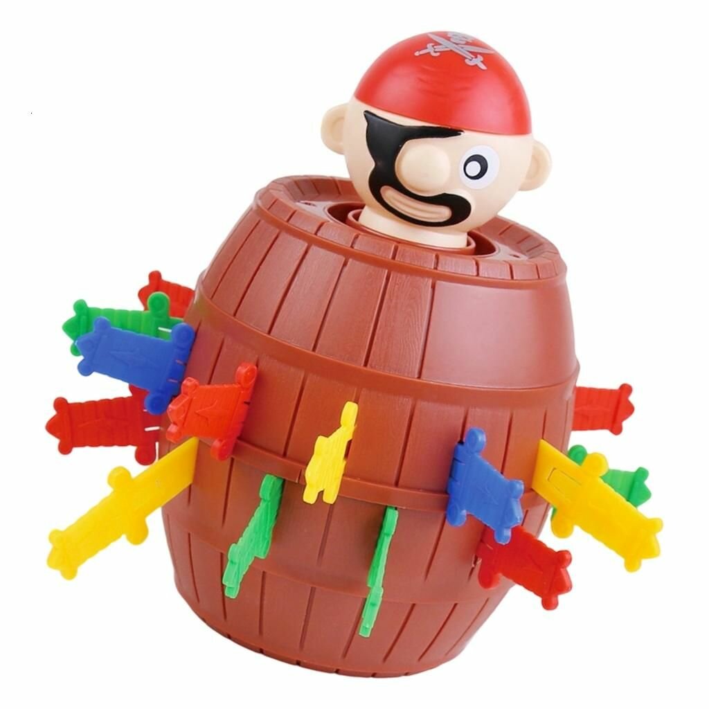 Пиратская настольная игра "Прокалывание бочек", - Большой