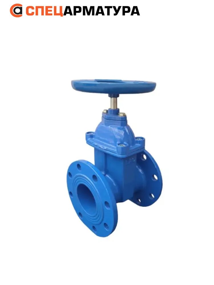 Задвижка с обрезиненным клином чугунная фланцевая 30ч39р Ду 65 (1,6МПа, L150, Т85град)