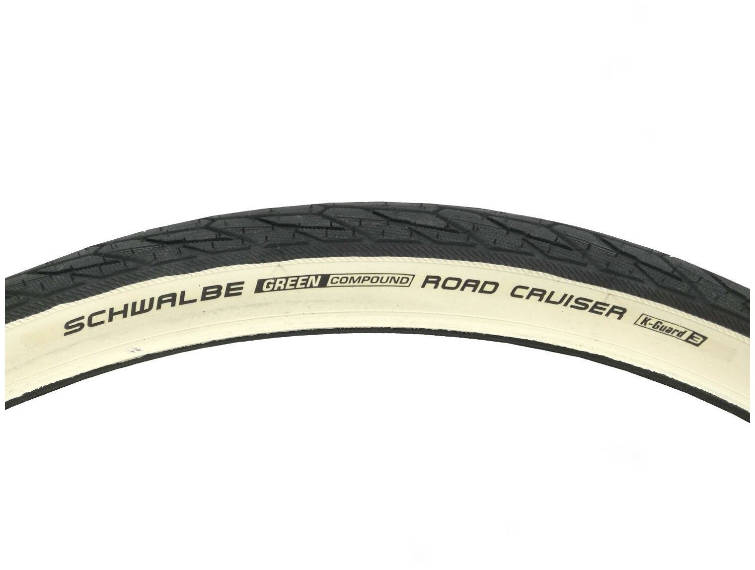 Покрышка 20X1.75 05-11101293 ROAD CRUISER K-Guard, TwinSkin 47-406 B/W HS484 GREEN 50EPI SCHWALBE