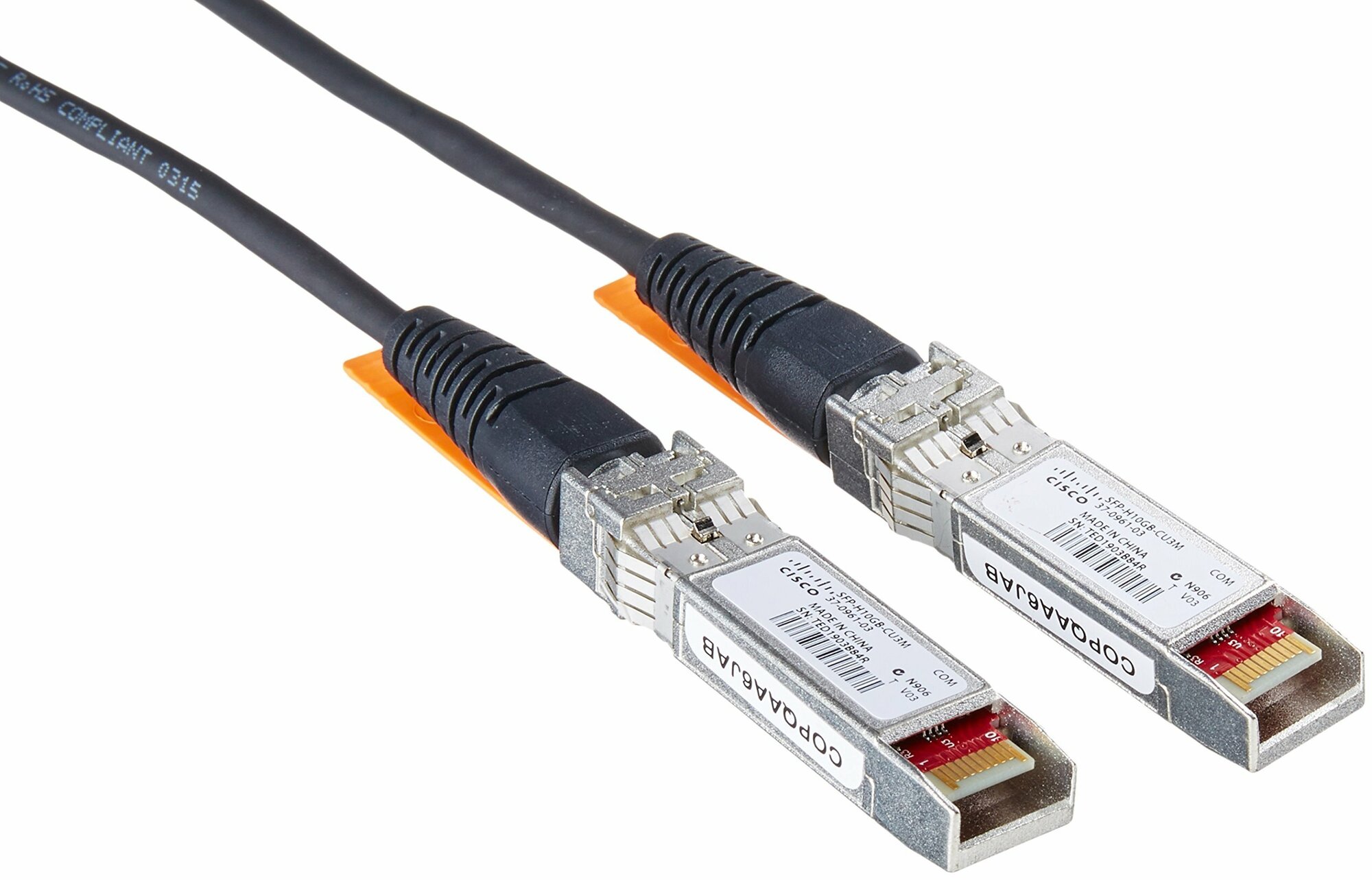 Трансивер Cisco SFP-H10GB-CU3M= 1GBASE-CU SFP+ Cable 3 Meter