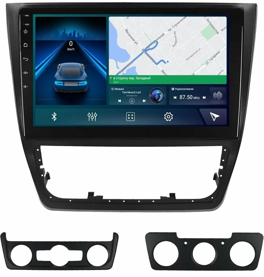 Магнитола CRS-300 Шкода Йети Skoda Yeti 2009-2018 с Android 13, 4/32Gb память, 8 ядерный процессор, Carplay, DSP, 4G модем (Sim)