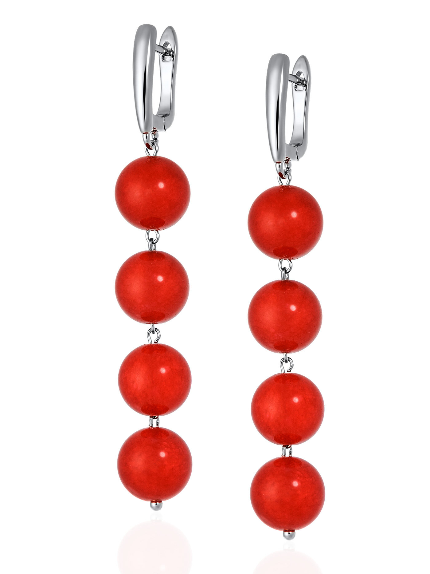 Серьги, кварц