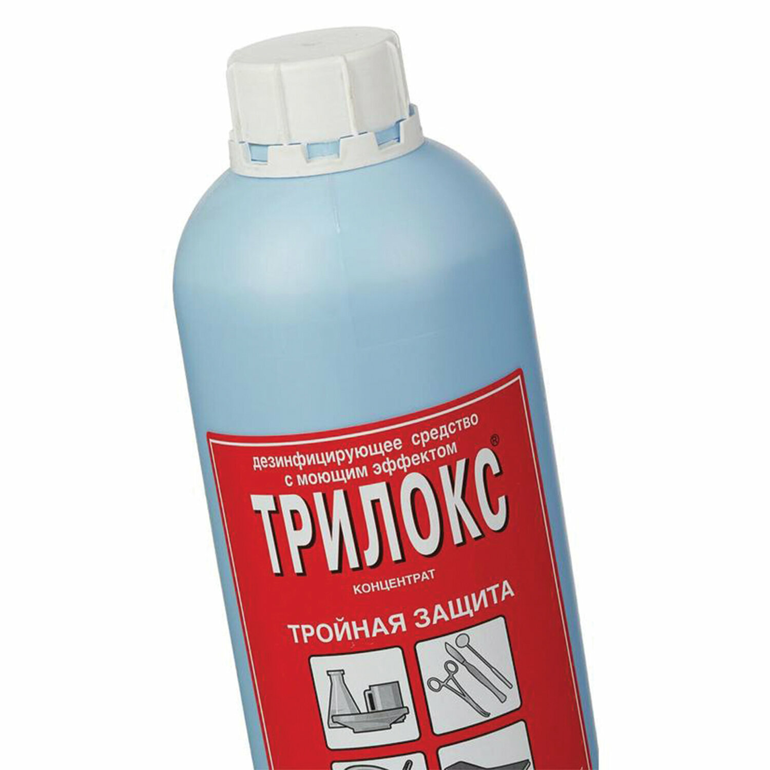 Средство дезинфицирующее для любых поверхностей концентрат 1 л, трилокс, с моющим эффектом, ДТ-1К