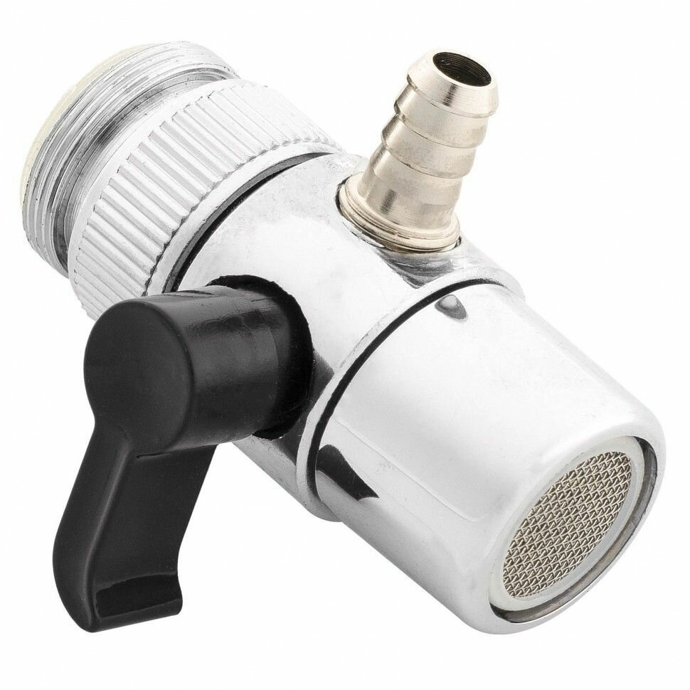 Переходник (переключатель) П-21 на водопроводный кран d-8 мм. Дивертор