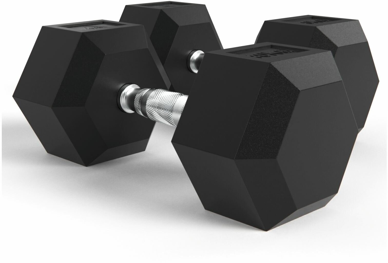 DFC Гантели DFC гексаг. обрез. 40кг (пара) DB001-40