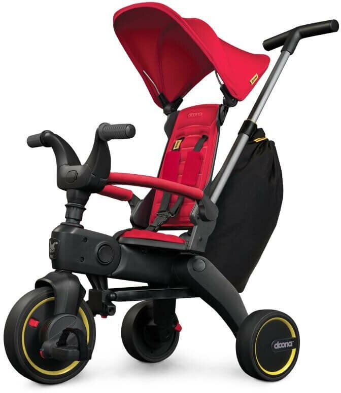 Simple Parenting Doona Liki Trike S3, детский трехколесный велосипед от 10 месяцев до 3-4 лет, цвет Flame Red