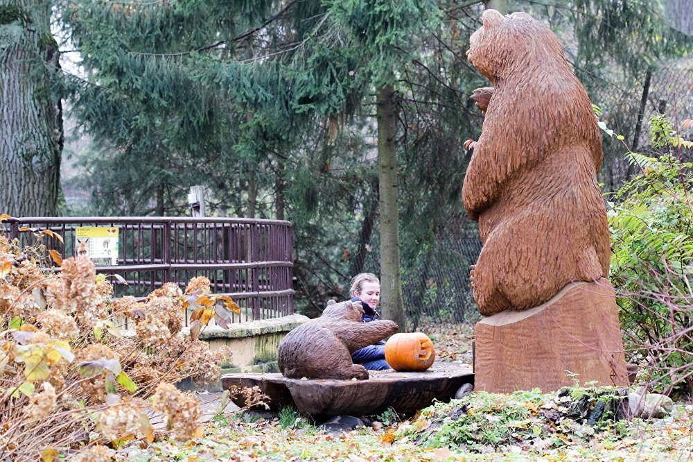 Деревянная скульптура медведь: фото, изображения и картинки