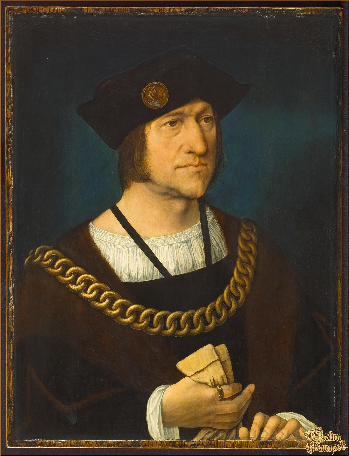 Бернард ван Орлей (Bernard van Orley, c.1488-1541, Flanders) - Портрет ...