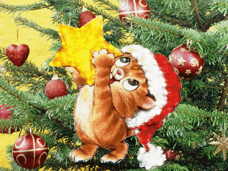 gif christmas animals - Page 3