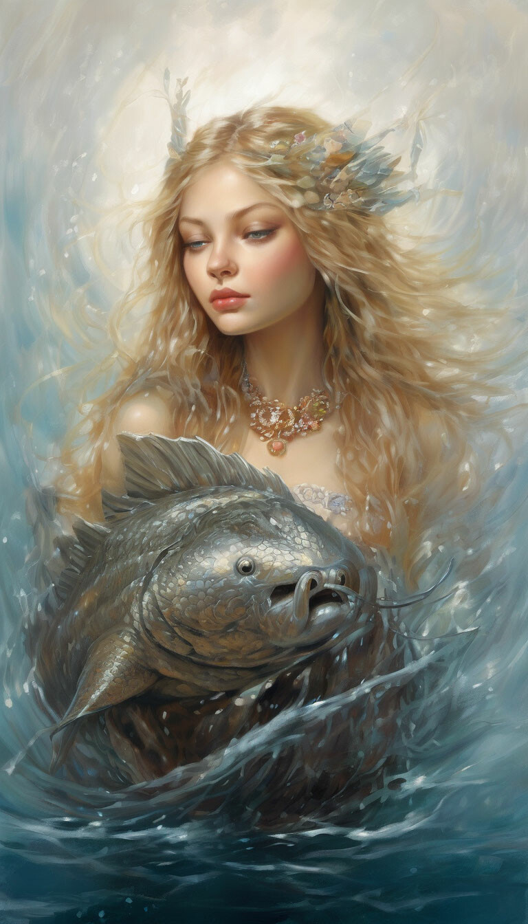 "🤢🤢🤢The mermaid from Russian fairy tales.jewelry.a fabulous river.the ...