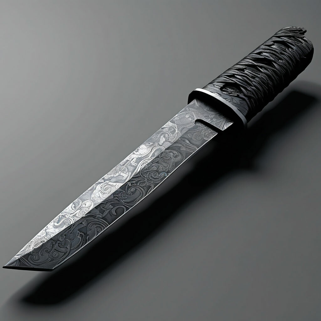 "Chthonic tanto, O.ruzhie. a high-resolution 3D model. tanto, Japanese ...