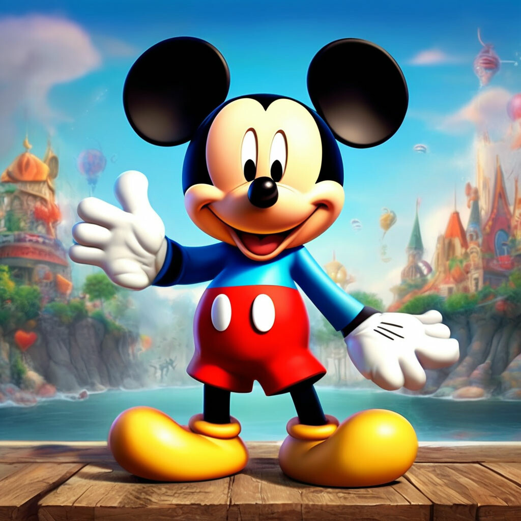 "Good Mickey Mouse (Disney)" — image created in Shedevrum