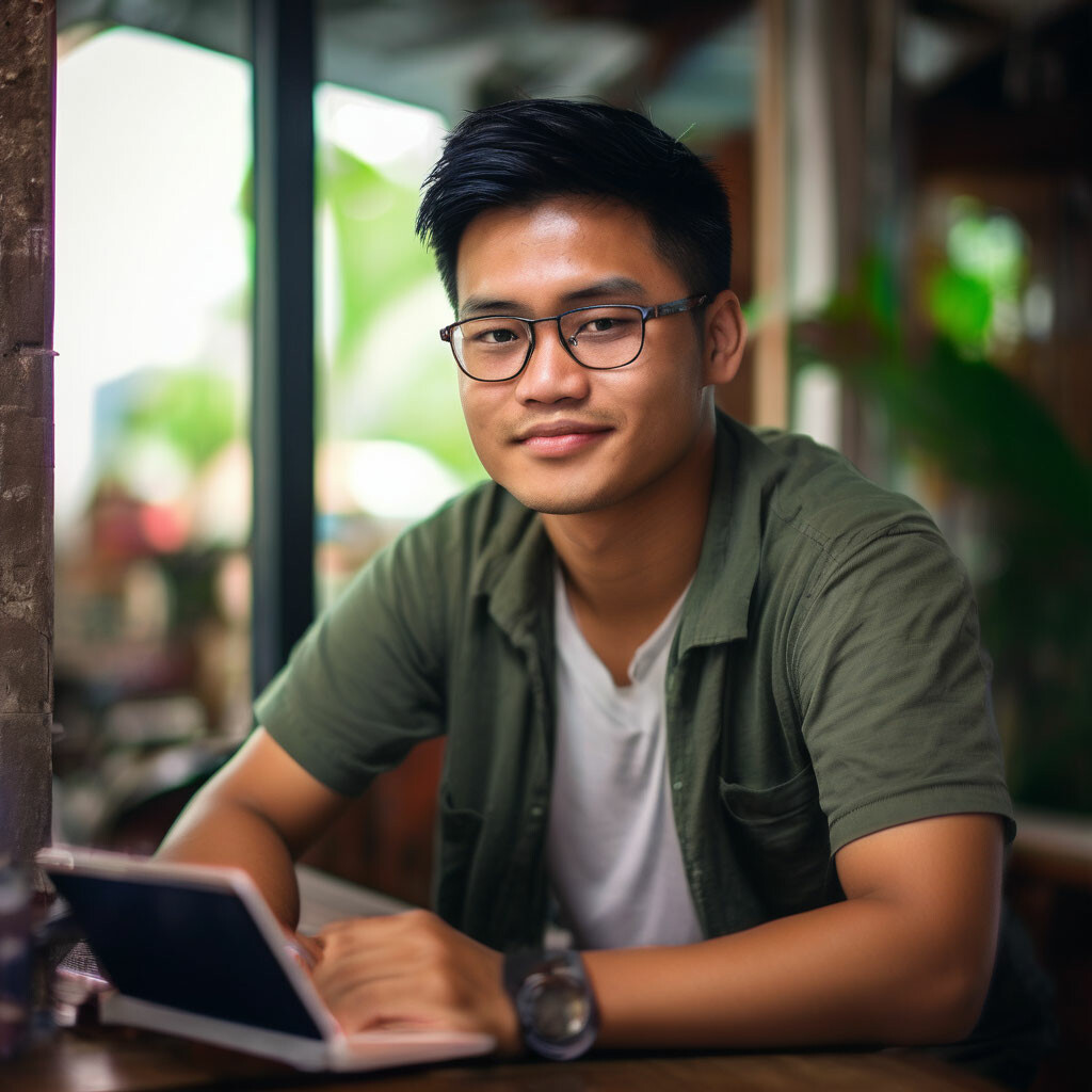 "Filipino freelancer photo" — image created in Shedevrum