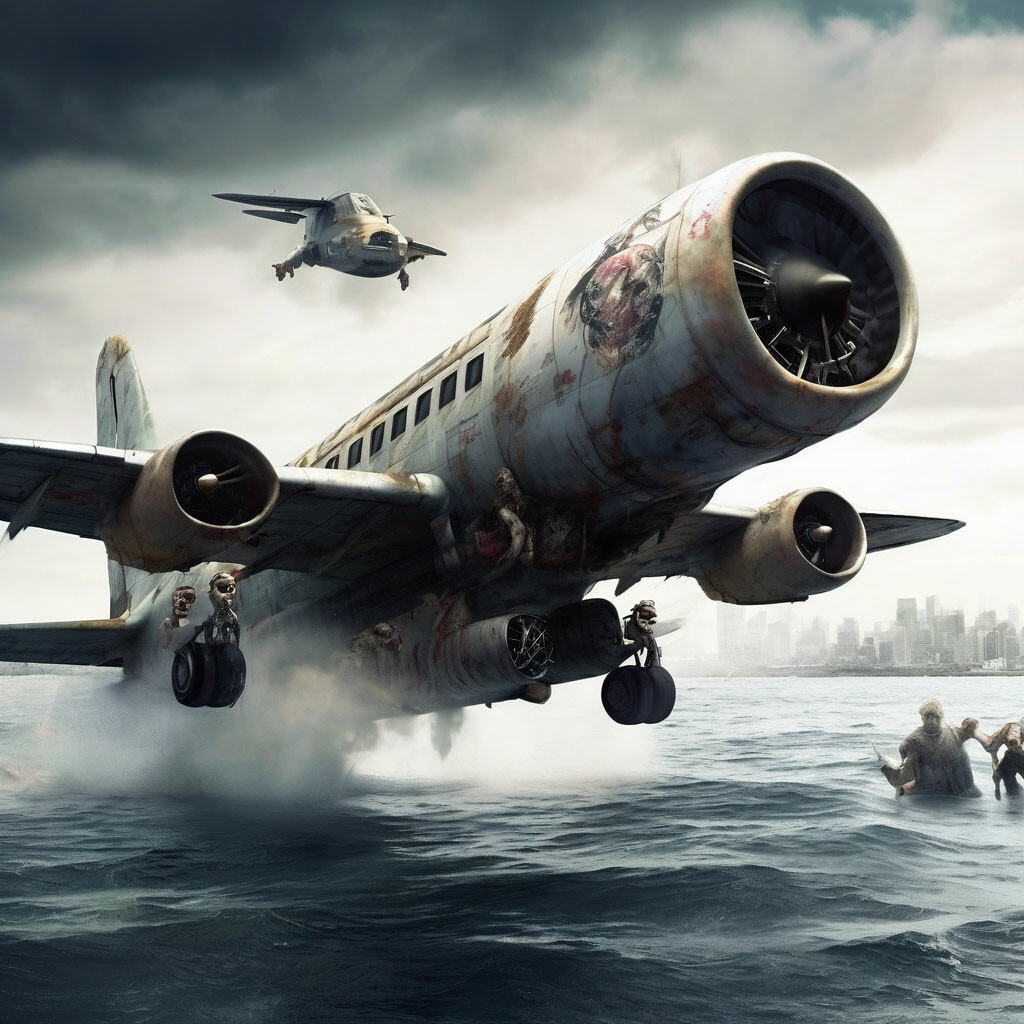 "The plane of the Zombie Apocalypse survivalists with a huge turbine ...