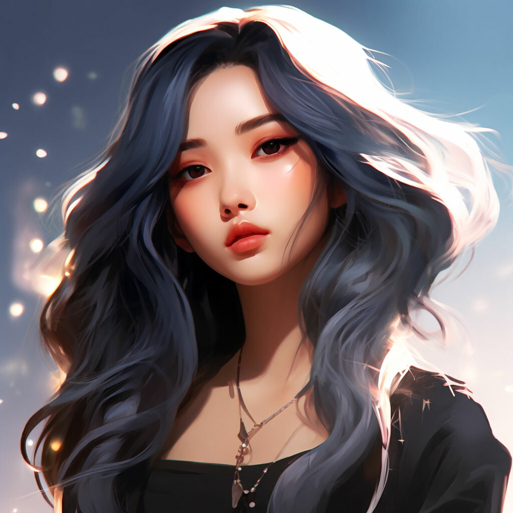 "Super mega cool avatar for girls, …" — image created in Shedevrum