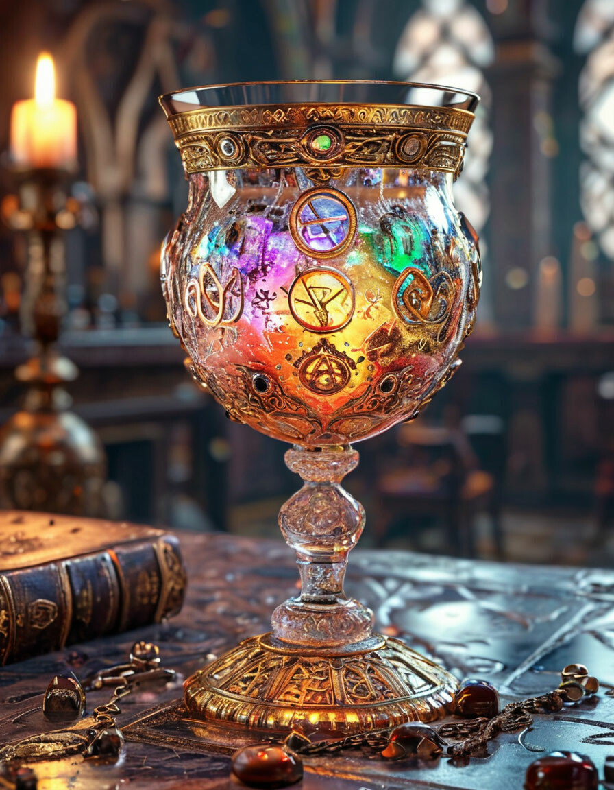 "((Medieval fantasy setting)), Magic …" — image created in Shedevrum