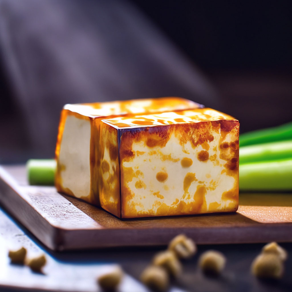 "Tofu cheese" — image created in Shedevrum