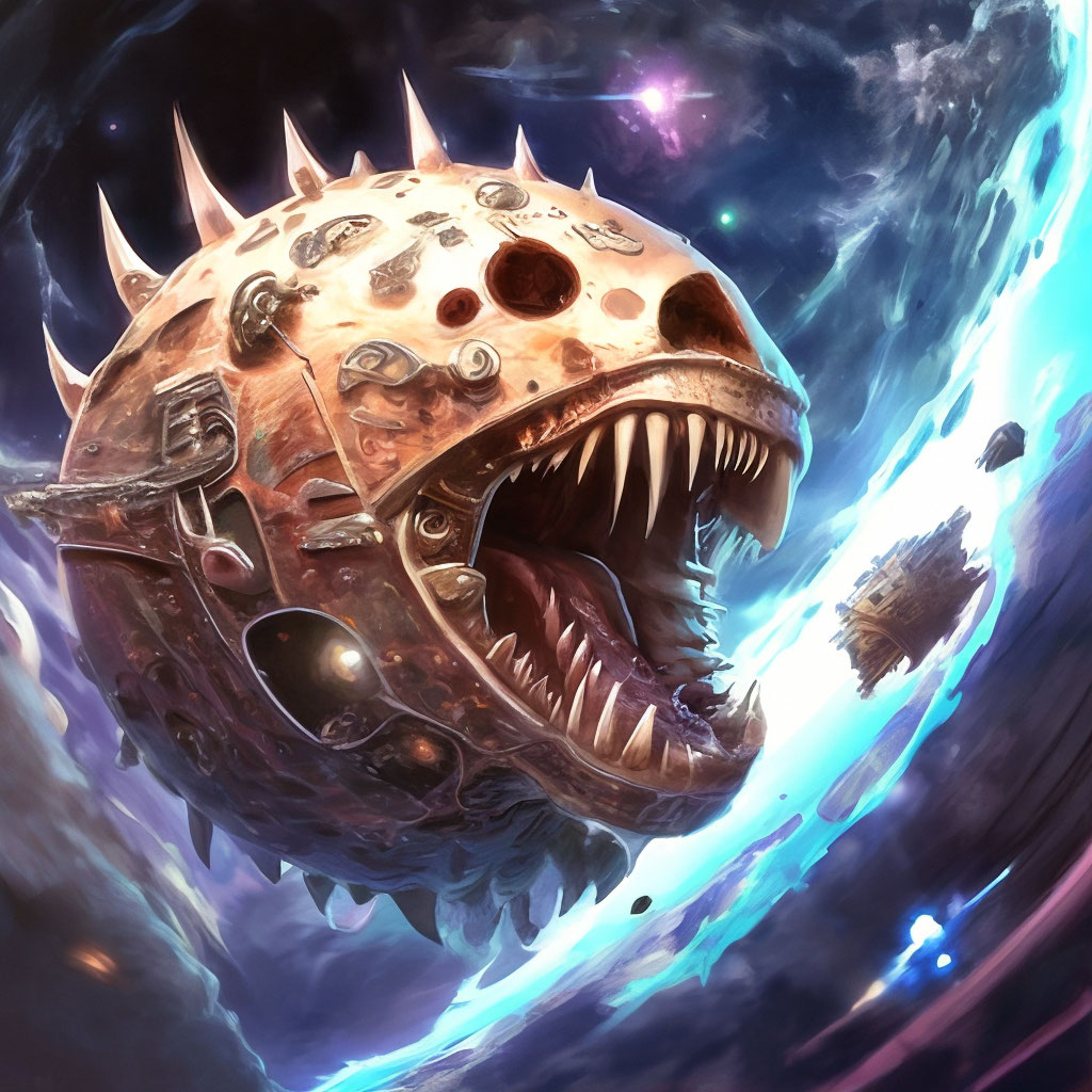 "A giant super space biomechanical cybernetic ultra crazy hollow earth ...