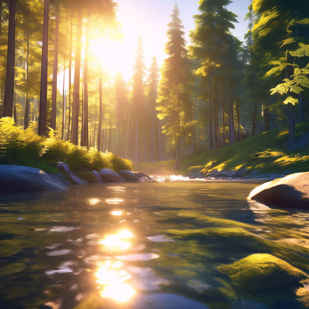 "The forest and the river are clean, transparent, and beautiful ...