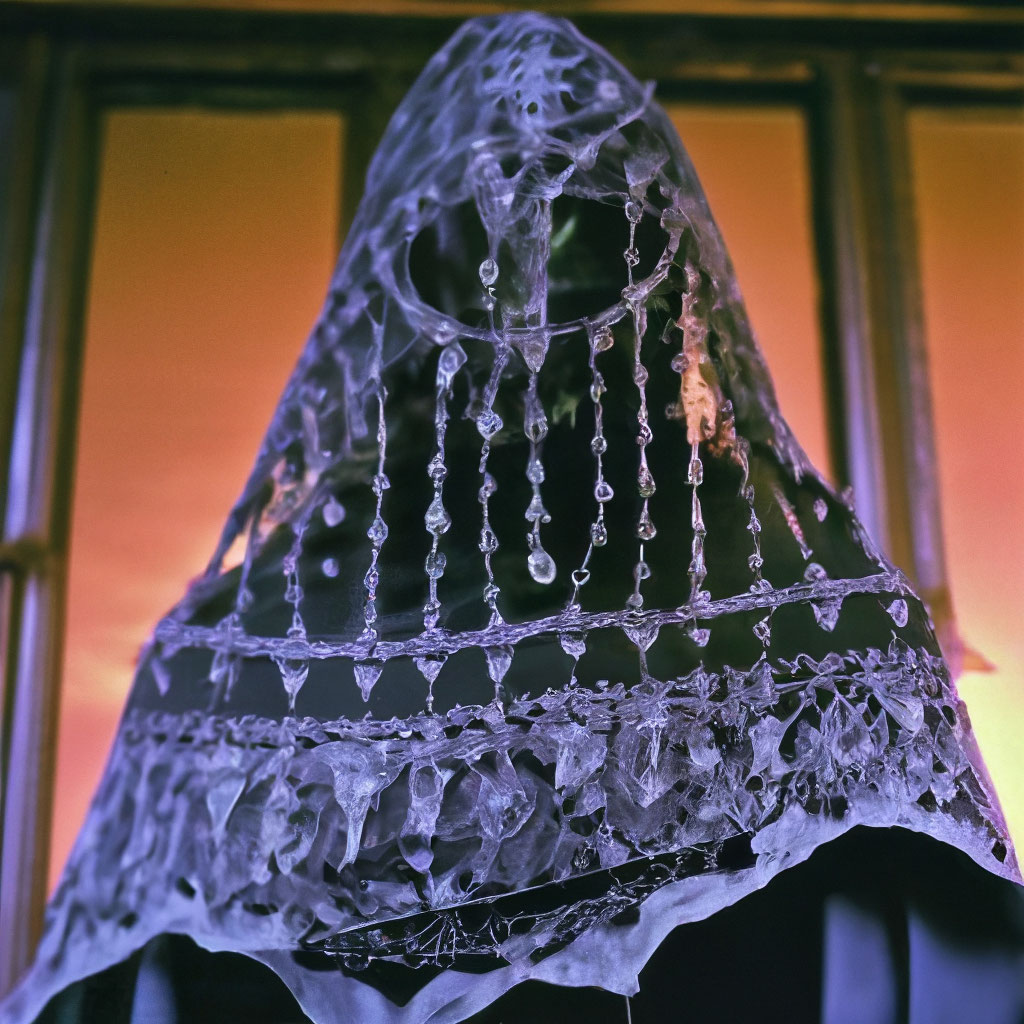 "Vintage art: biohazard: Orenburg shawl, paw of pain, pulsation of ...