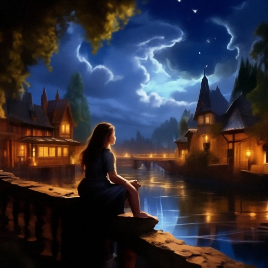 "Have a magical night art" — image created in Shedevrum
