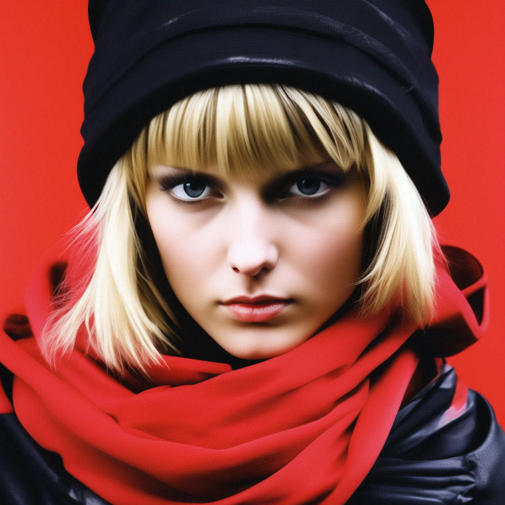 "Larisa Reisner, Valkyrie of the Revolution,black skin , red scarf ...