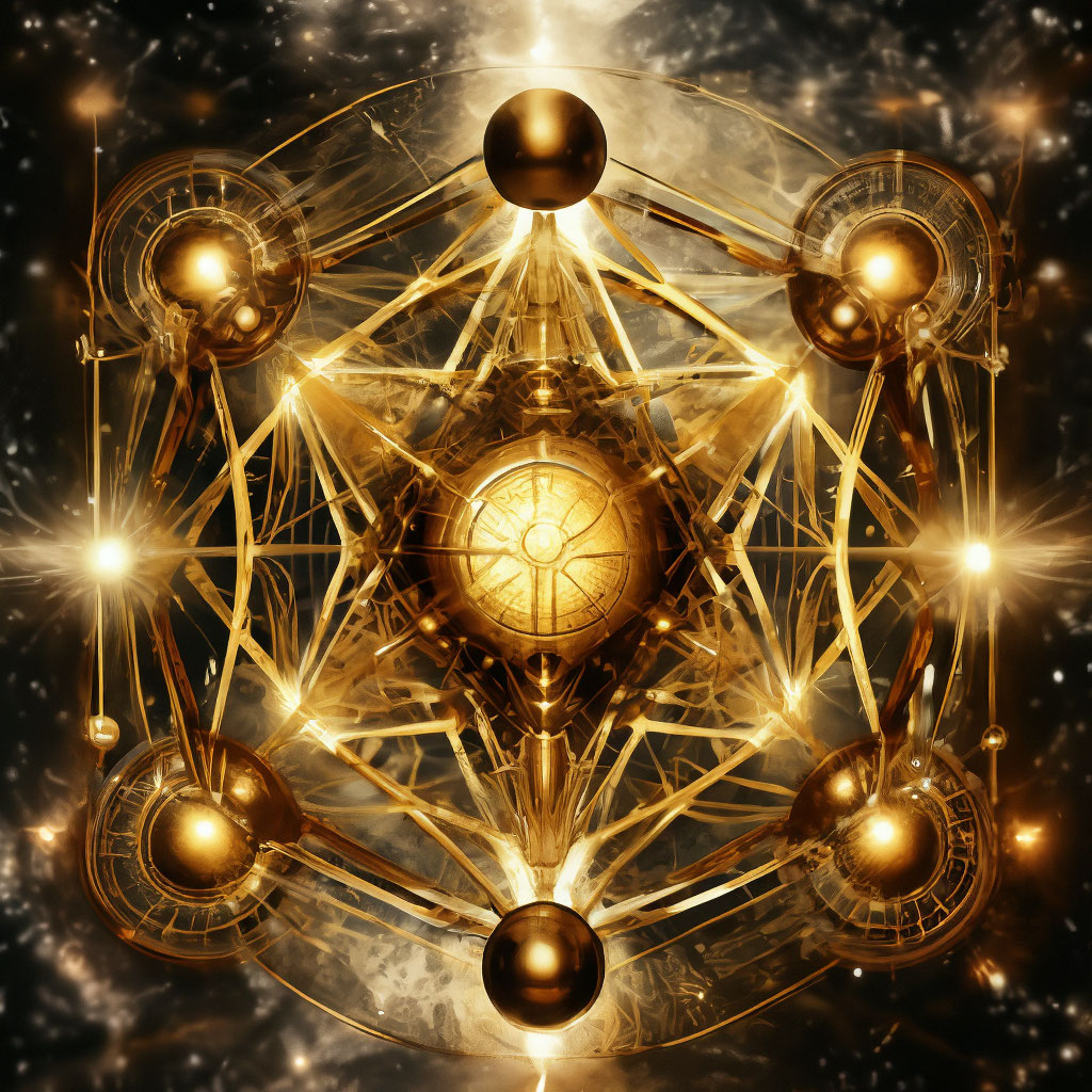"The metatron cube is the matrix of the fate of the number of the ...