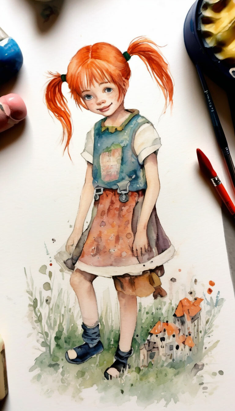 "🤍🤍🤍 Pippi longstocking Anna Pugh …" — image created in Shedevrum