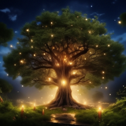 «The magical Ava tree from which fireflies fly» — video created in ...