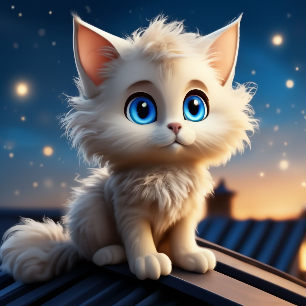 Cartoon Skinny Cat